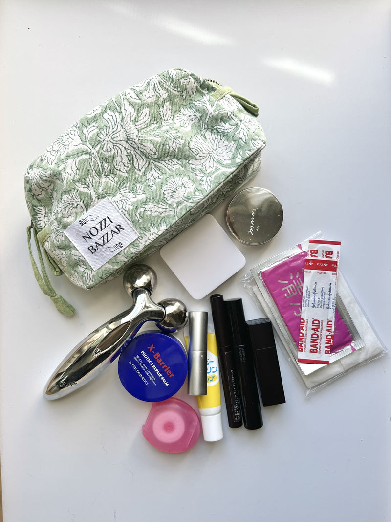 ブロックプリント コットンポーチ – NOZZI BAZZAR